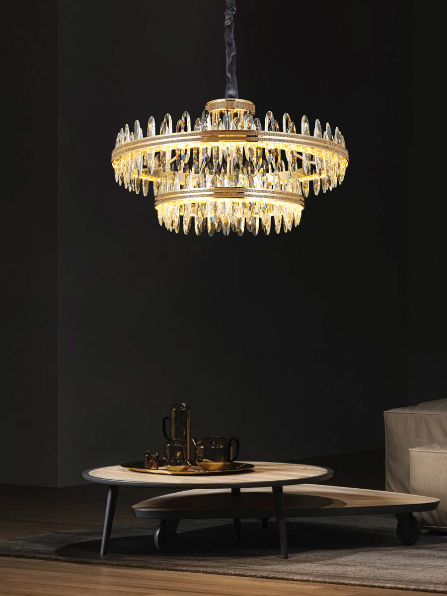 Golden Eclipse Chandelier – Jainsons Emporio