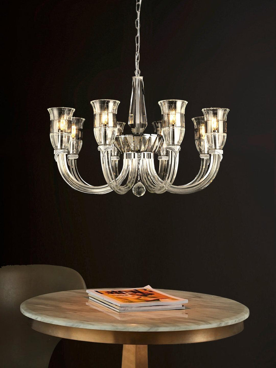 Sadie 8-Lamp Chandelier – Jainsons Emporio