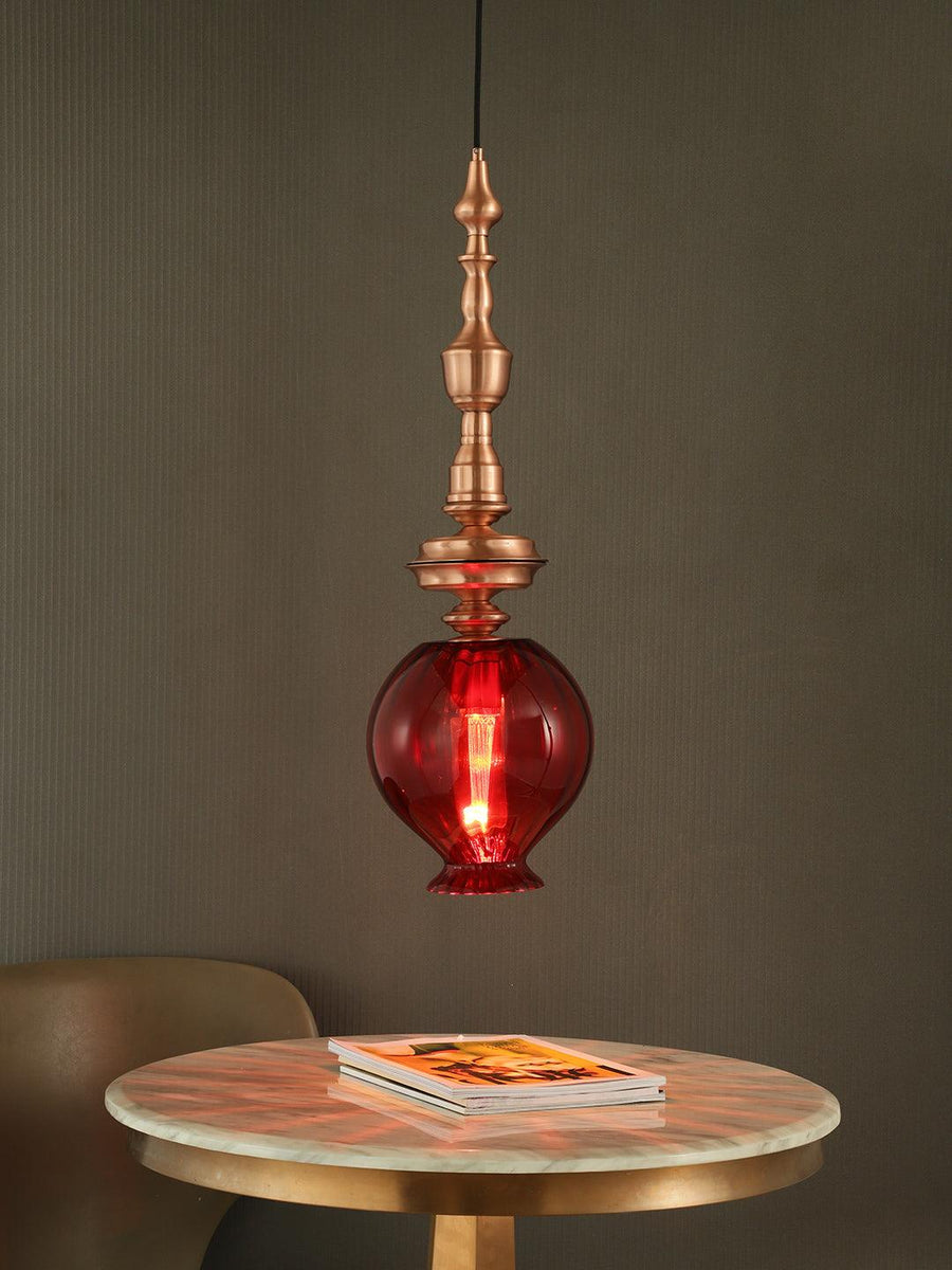 Nicole Red Pendant Light – Jainsons Emporio
